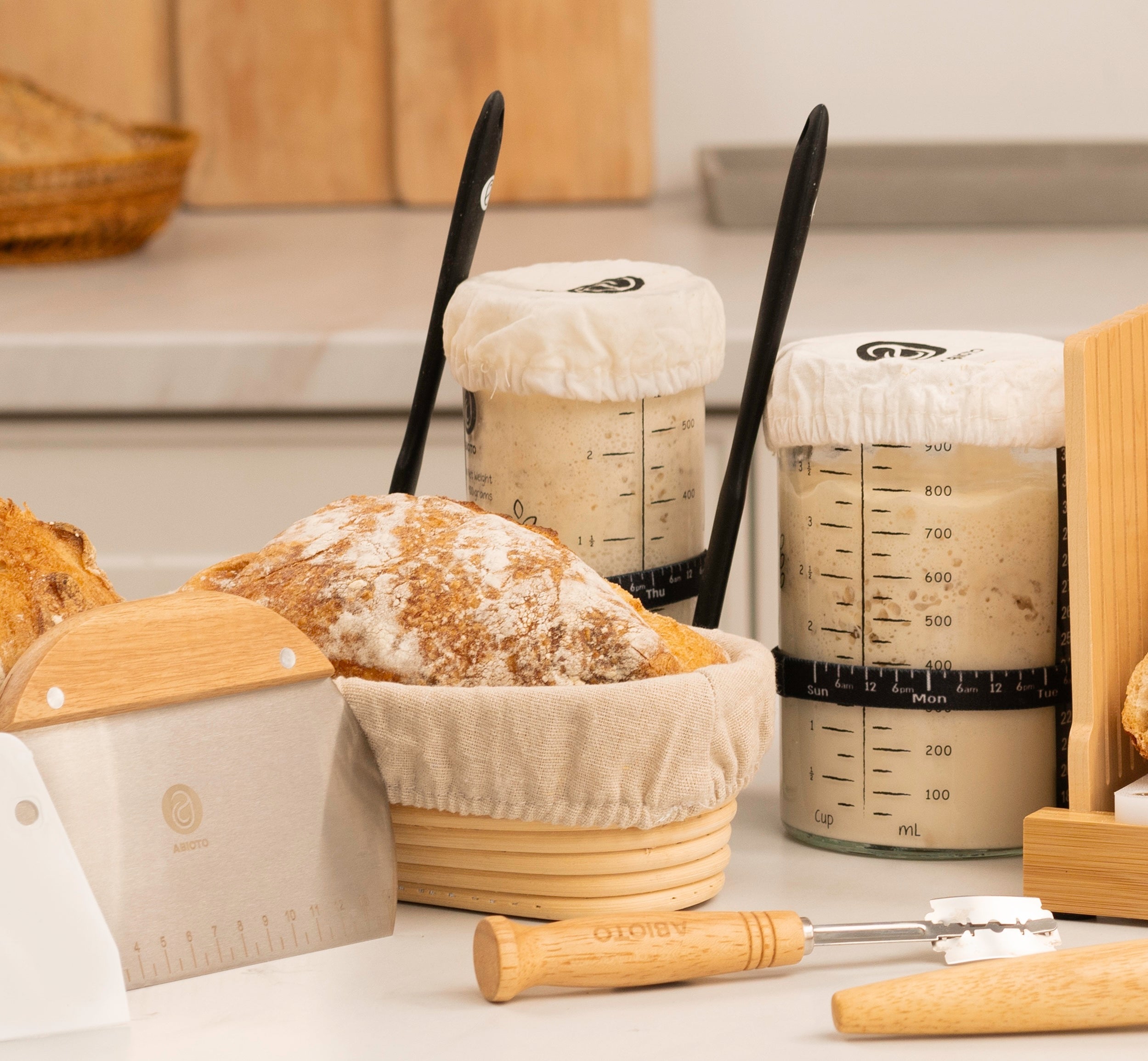 Sourdough Bread Starter Kit for Fresh Homemade Bread – Abioto Baking