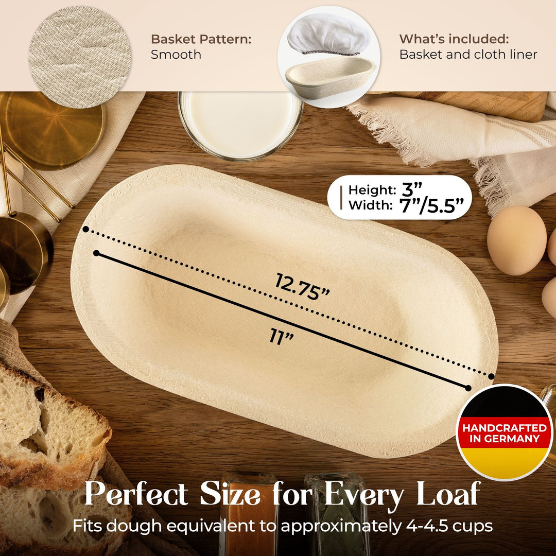 Oval Bread Proofing Basket – Abioto Baking